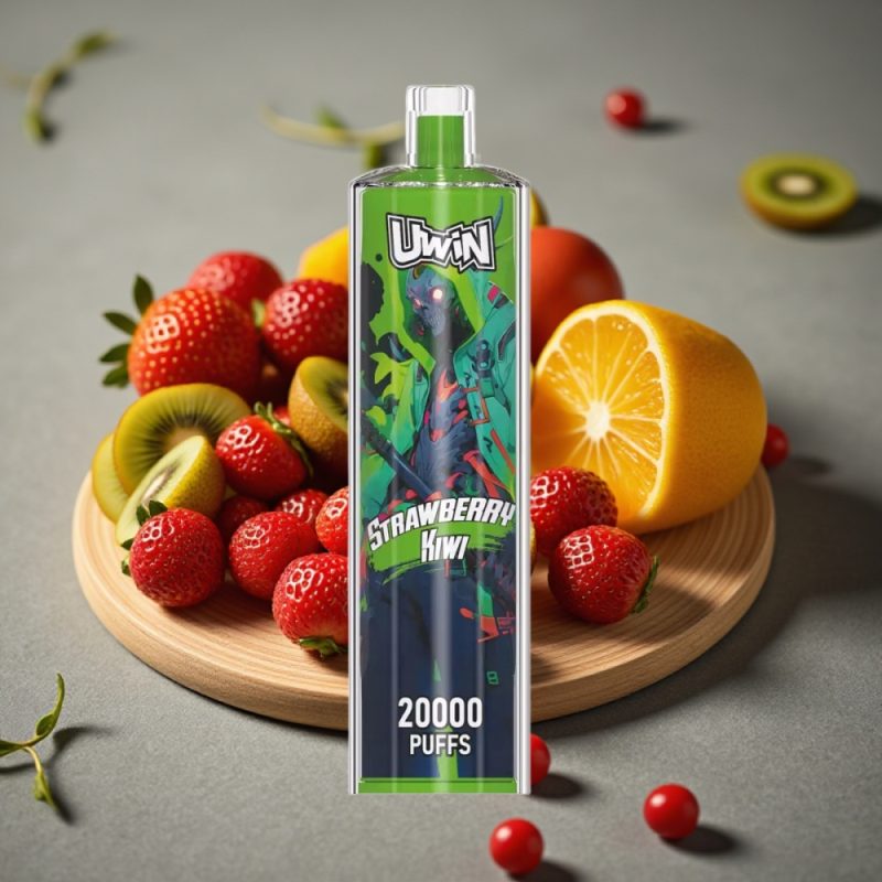 Uwin Shisha Hookah Crystal 20000 Puffs Jordgubb Kiwi 0% 2% 3% 5% ...